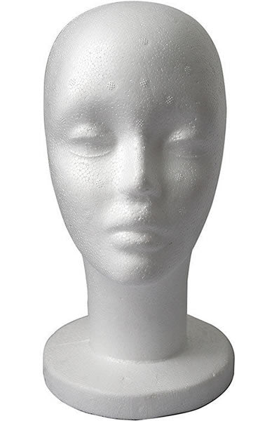 Styrofoam Head [Medium Neck] – SELIS BEAUTY